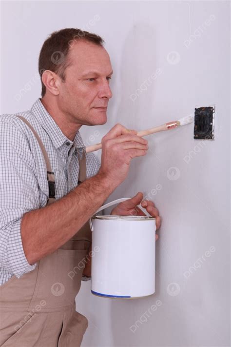 Man Painting Around Paint Switch Photo Background And Picture For Free Download Pngtree