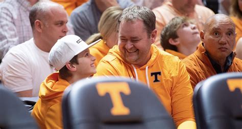Josh Heupel Delivers Great Quote About Sitting Beside Josh Dobbs Dad At Vols Basketball Game