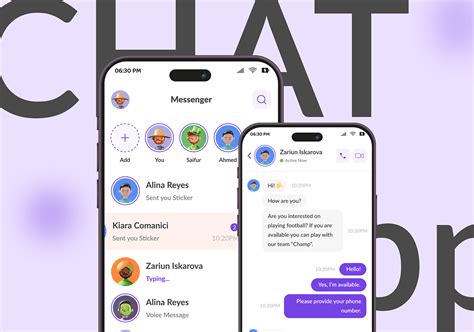 Chat App Ui Design On Behance