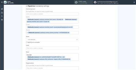 How To Connect Webhooks With Pipedrive Create Task SaveMyLeads
