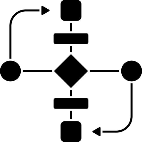 Illustration Of Flowchart Icon 24214420 Vector Art At Vecteezy
