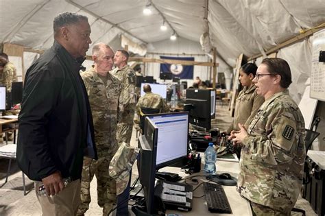 Crenshaw Ring Visit 529th Cssb Soldiers In Poland Virginia National