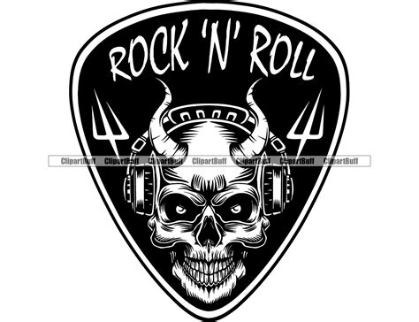 Skull Heavy Metal Vector Skull King Of Rock Music Heavy Metal Symbol