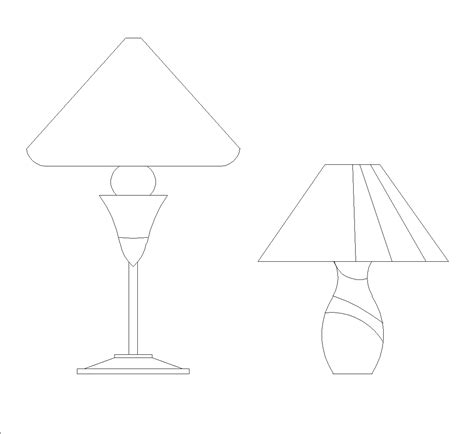 Lamp Stand Dwg At Danielle Wells Blog