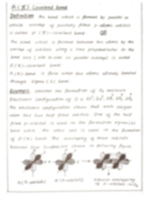 Solution Valence Bond Theory Types Of Overlapping And Limitation Of Valence Bond Theory Vbt