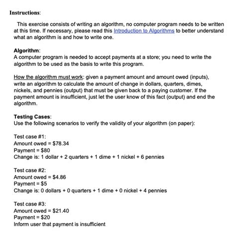 Solved Instructions This Exercise Consists Of Writing An