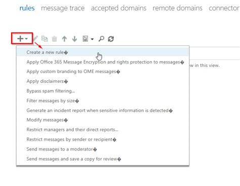Office 365 Exchange Online Protection EOP Mail Flow Rules Nedim S IT CORNER