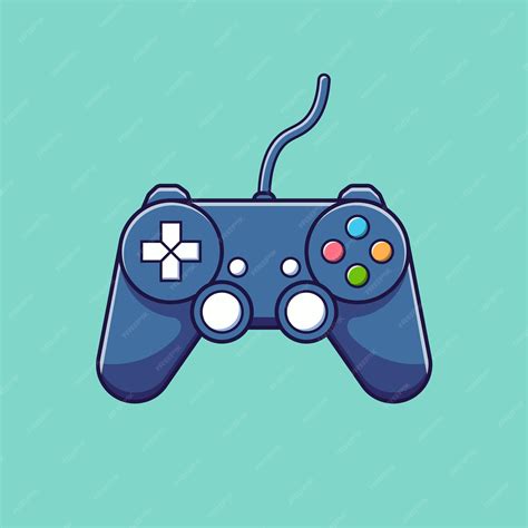 Premium Vector Vector Joystick Controller Cartoon Illustration