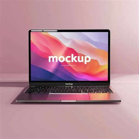 3d Rendering Of A Laptop Mockup With Working Mockup Premium Ai Generated Image