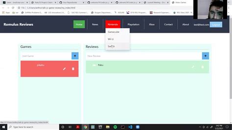 Rails Apijavascript Game Review Project Youtube