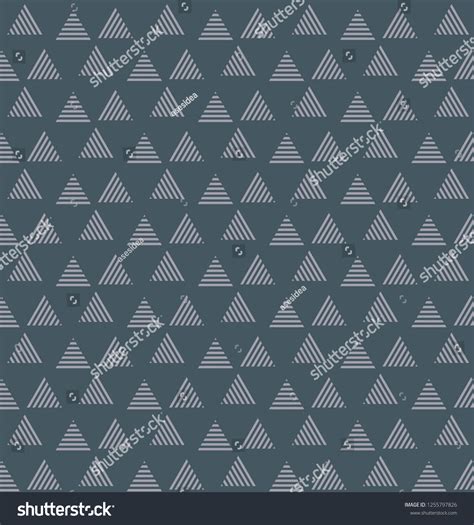 Cool Triangle Stripes Pattern Vector Design Stock Vector Royalty Free 1255797826 Shutterstock