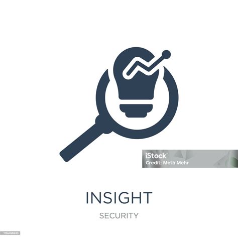흰색 바탕에 통찰력 아이콘 벡터 통찰력 유행 가득 보안 컬렉션 통찰력 벡터 일러스트 레이 션에서 아이콘 고객에 대한 스톡 벡터 아트 및 기타 이미지 Istock
