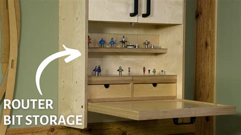 Router Bit Storage Cabinet Woodsmith