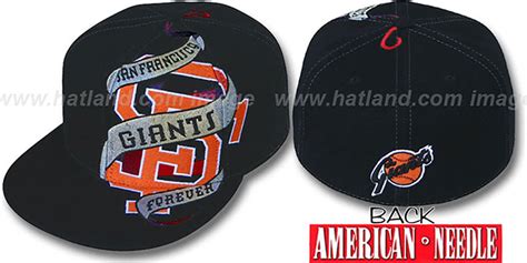 San Francisco Sf Giants Inked Black Fitted Hat