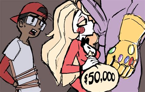 Post 6138365 Charlie Morningstar Crossover Hazbin Hotel Marvel Thanos Verbalase Verbalase 50k