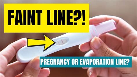 Evaporation Line Or Positive Pregnancy What Does A Faint Line On A