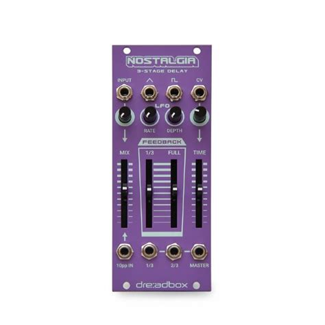 Dreadbox Nostalgia Stage Delay Module At Juno Records