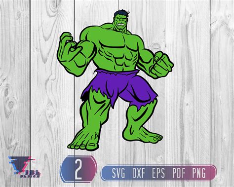 Hulk Svg Layered The Incredible Hulk Svg Marvel Svg Etsy