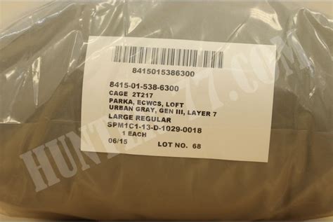 Купить L7 Теплый КОСТЮМ Слой 7 Tennier Industries Gen Iii Ecwcs серый в