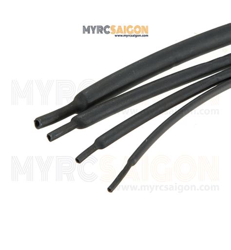 Ống Gen Co Nhiệt 6mm Màu đen Máy Bay Cánh Bằng Myrcsaigon