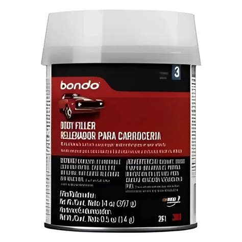 762 Bondo Body Filler Use To Repair Fiberglass Wood Metal