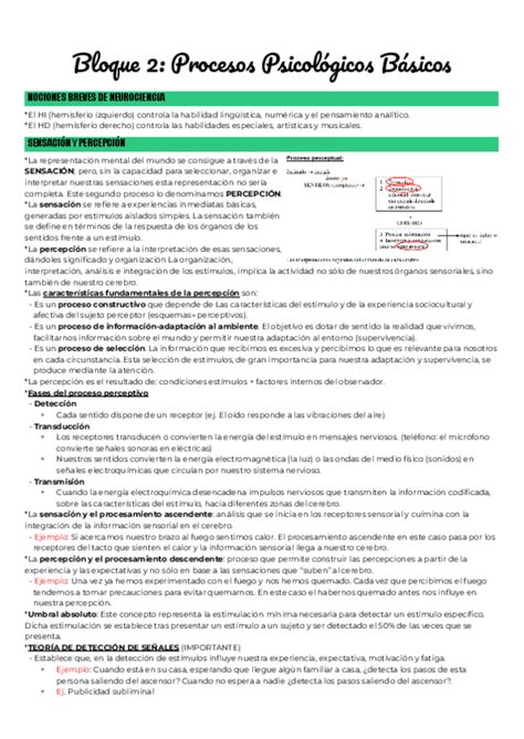 Bloque 2 Procesos Psicologicos Basicospdf