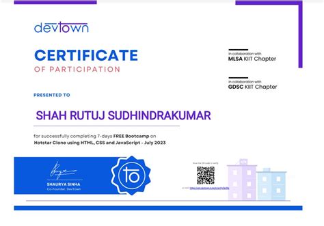 Rutuj Shah On Linkedin Devtown Mlsa Gdsc Javascript Reactjs Webdevelopment Html Css