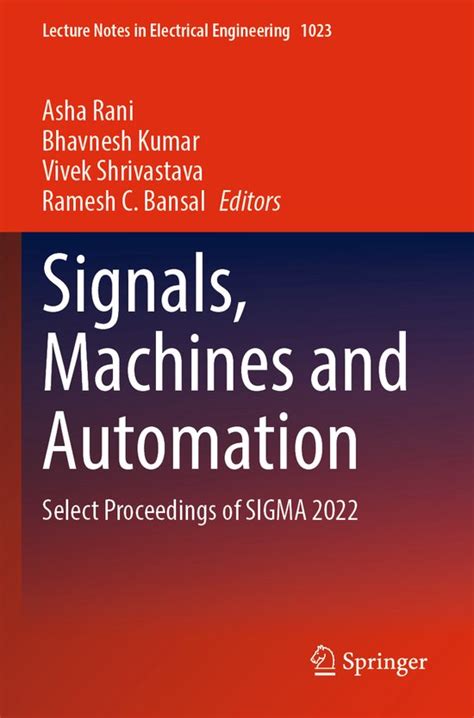 Lecture Notes In Electrical Engineering Signals Machines And