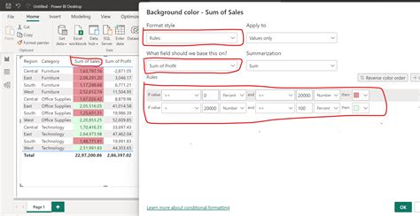 conditional formatting based on column value microsoft fabric community