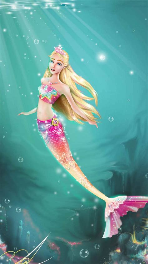 Barbie Mermaid Wallpapers Wallpapers Com