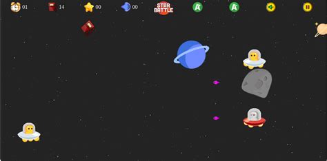 Simple Space War Game In Javascript Free Source Code Sourcecodester