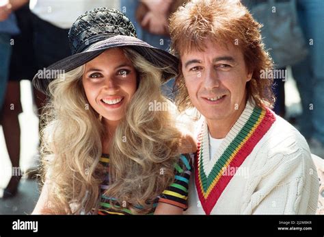 Bill Wyman And Mandy Smith At Sticky Fingers Bills New Restaurant In