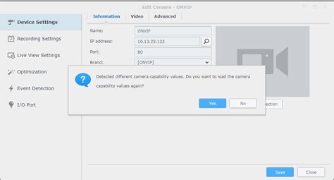 Install Ip Cameras That Are Not On The Surveillance Station Ip Camera Supported List Generic