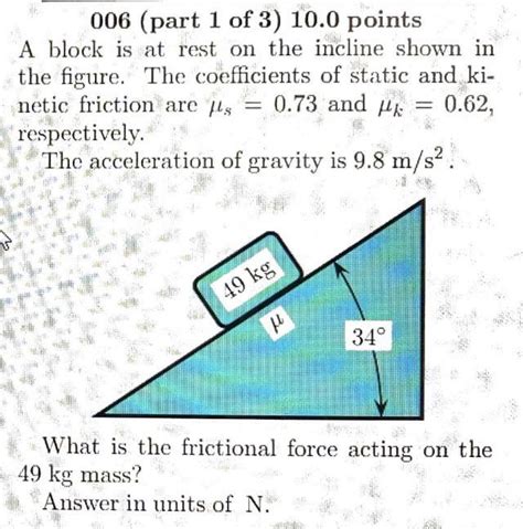 High School Physics Question R Physicshelp