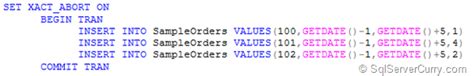 Sql Servererror Handling Using Try Catch Block