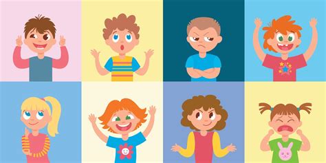 Caras De Emociones De Los Niños Manualidades Para Trabajar Las