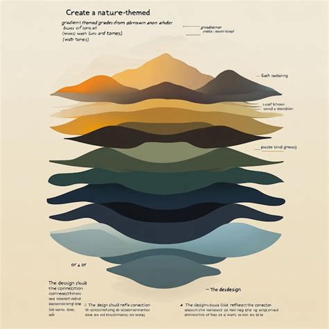 Gradient Poster Combination Of Water And Soil Premium Ai Generated Image