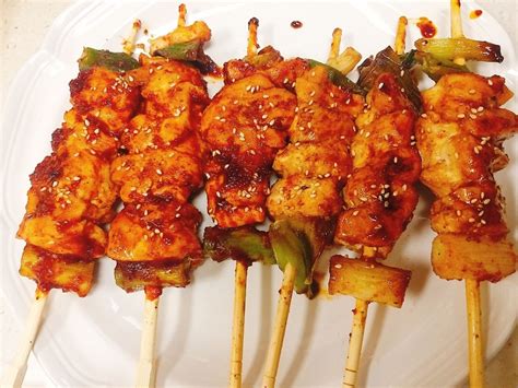 [꼬치구이] 파닭꼬치와 닭꼬치 양념