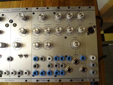 matrixsynth stroh modular 4u loudest warning format modular system
