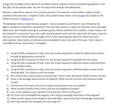 solved using only the tables shown below for an adult