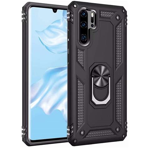 Huawei P Smart Case Black Ring Armour