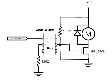 Using Opto Isolators To Prevent Interference Northwestern Mechatronics Wiki