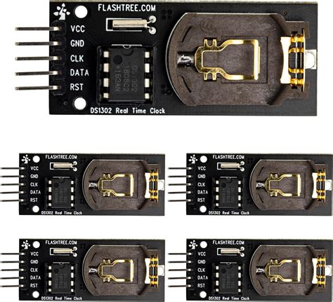 Ds1302 Real Time Clock Module Rtc Breakout Board For