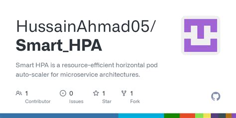 Github Hussainahmad05smarthpa Smart Hpa Is A Resource Efficient Horizontal Pod Auto Scaler