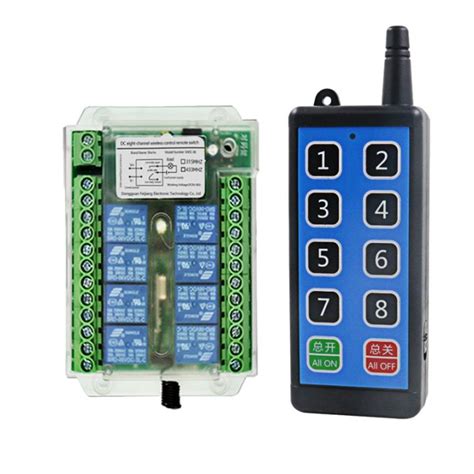 8 Channel Wireless Rf Remote Control Switch DC 9 72V Remote Control Wireless Remote Motor