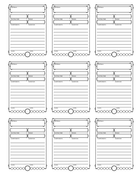 Downloadable And Blank Printable Dandd 5e Character Sheets Pdf