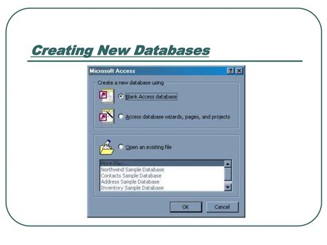 Microsoftaccessworkingwithformsandgeneratingreports107ppt Databases Computer
