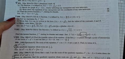 [grade 11 Quadratic Equation] I Really Need Your Help I Tried To Do 259 B And After 2 One