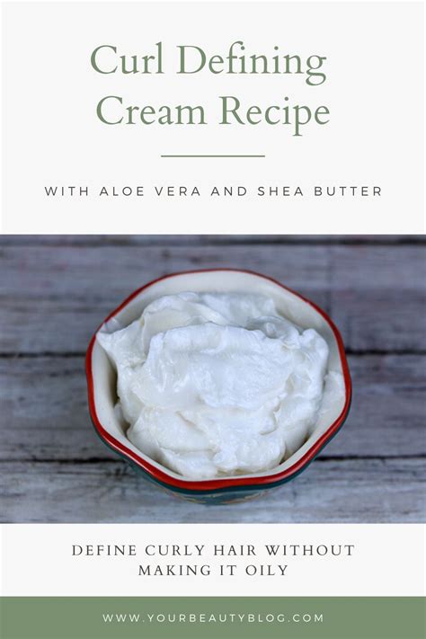 Diy Curl Defining Cream Recipe Moisturize And Define Curls Naturally Artofit