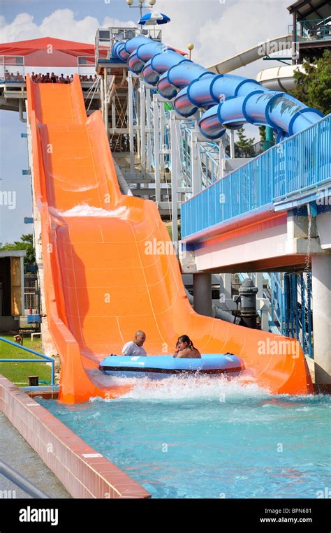 Water Slide At Hurricane Harbor Waterpark Six Flags Over Texas